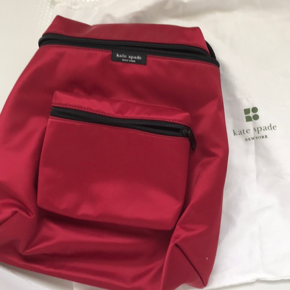kate spade | Bags | Red Kate Spade Backpack | Poshmark